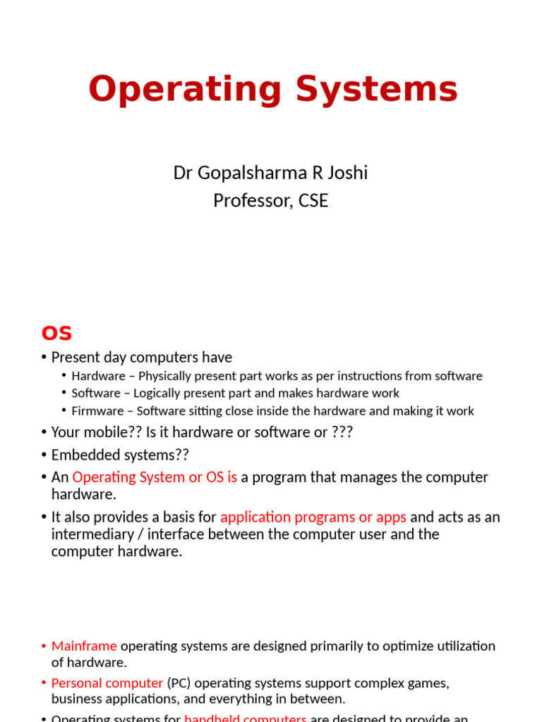 Understanding Operating Systems Basics | PDF | Random Access Memory ...