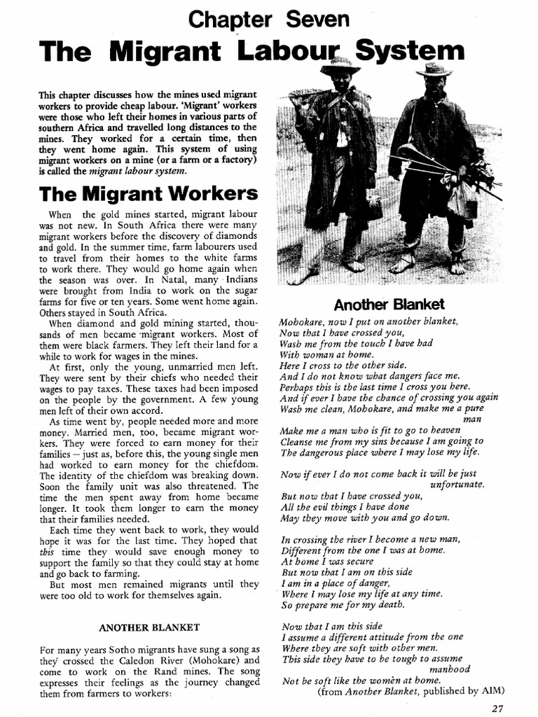 Migrant Labour Grade 8 | PDF