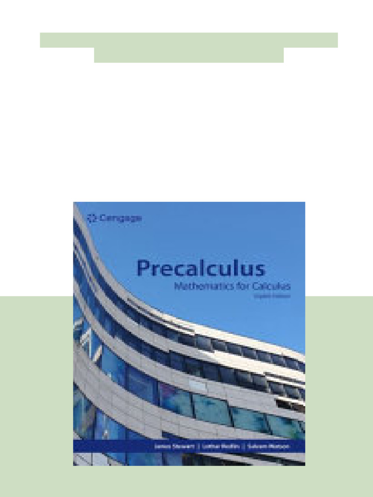 Precalculus - Mathematics For Calculus 8th Edition James Stewart ...