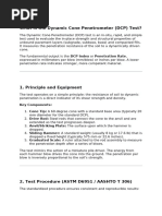 DCP Test Results and CBR Analysis | PDF