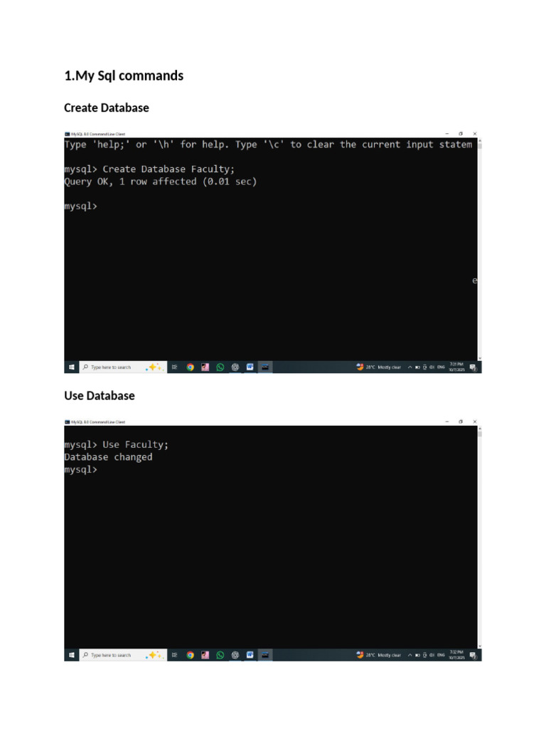 Dbms All Practical | PDF