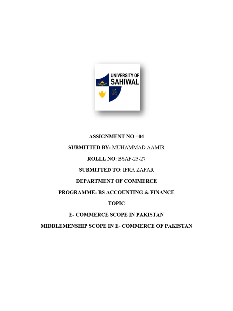 Intro To Business Assignment 04 | PDF | E Commerce | Alibaba Group