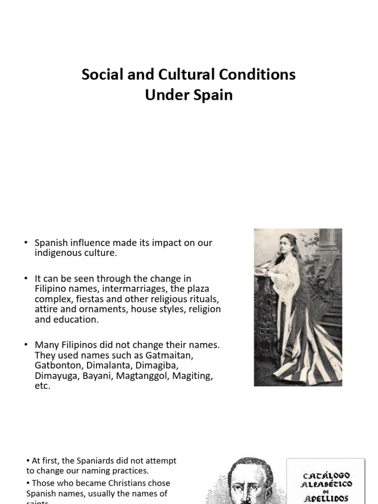 6 Social and Cultural Conditions Under Spain | PDF | Ethnic Groups ...