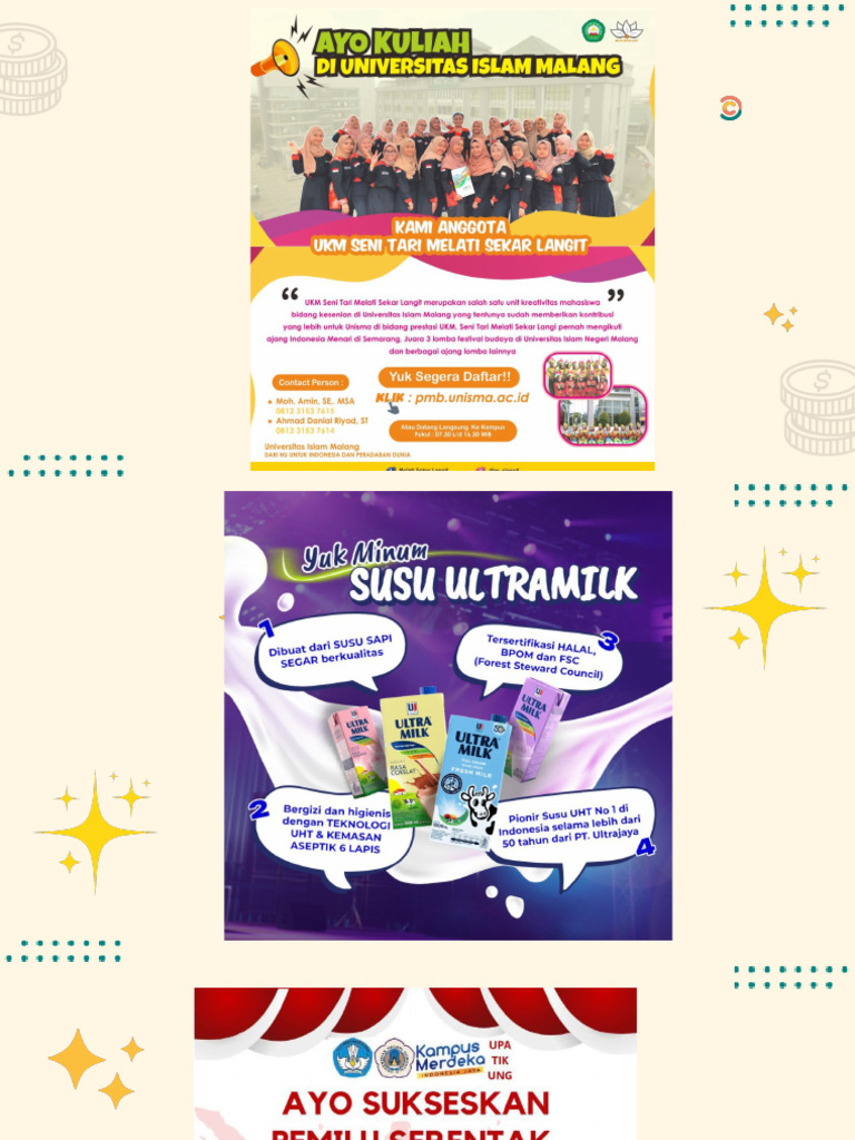 Contoh Poster Kalimat Persuasif | PDF