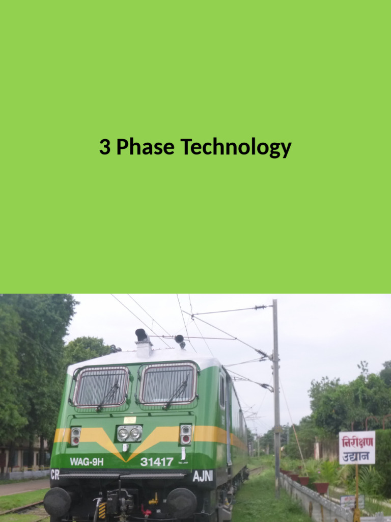 Three Phase Technology Used in Loco | PDF | Power Inverter | Rectifier