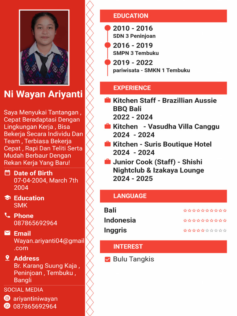 CV Terbaru | PDF