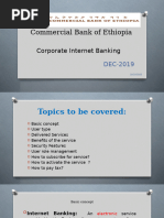 Cbe Internet Banking: Self-Service Portal (SSP) User Manual For End ...