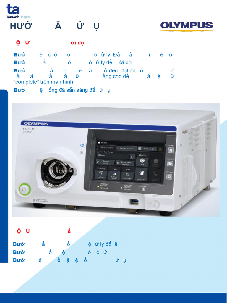 Pl04.v1 - Ttbyt - qt.04 - HDSD B X Lý Cv-1500 Olympus | PDF