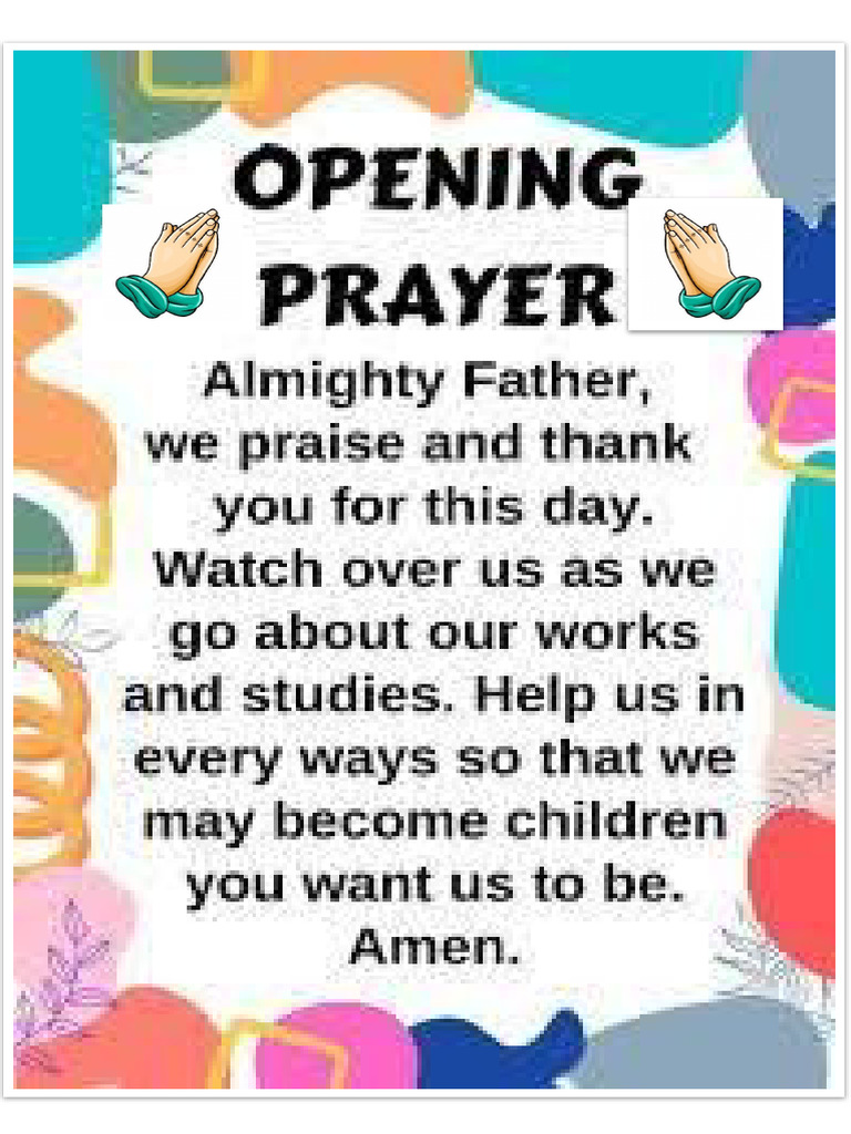 Closing Prayer | PDF