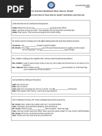 May and Might Exercises Worksheet | PDF
