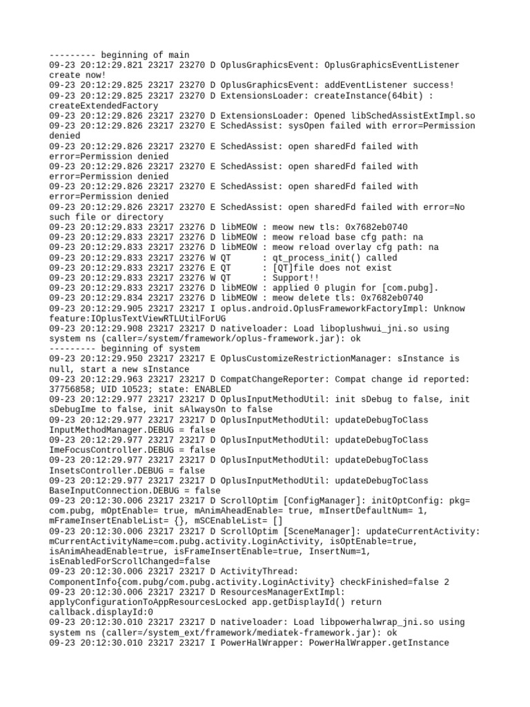 Oplus Graphics Event Log Analysis | PDF | Software | Object Oriented ...