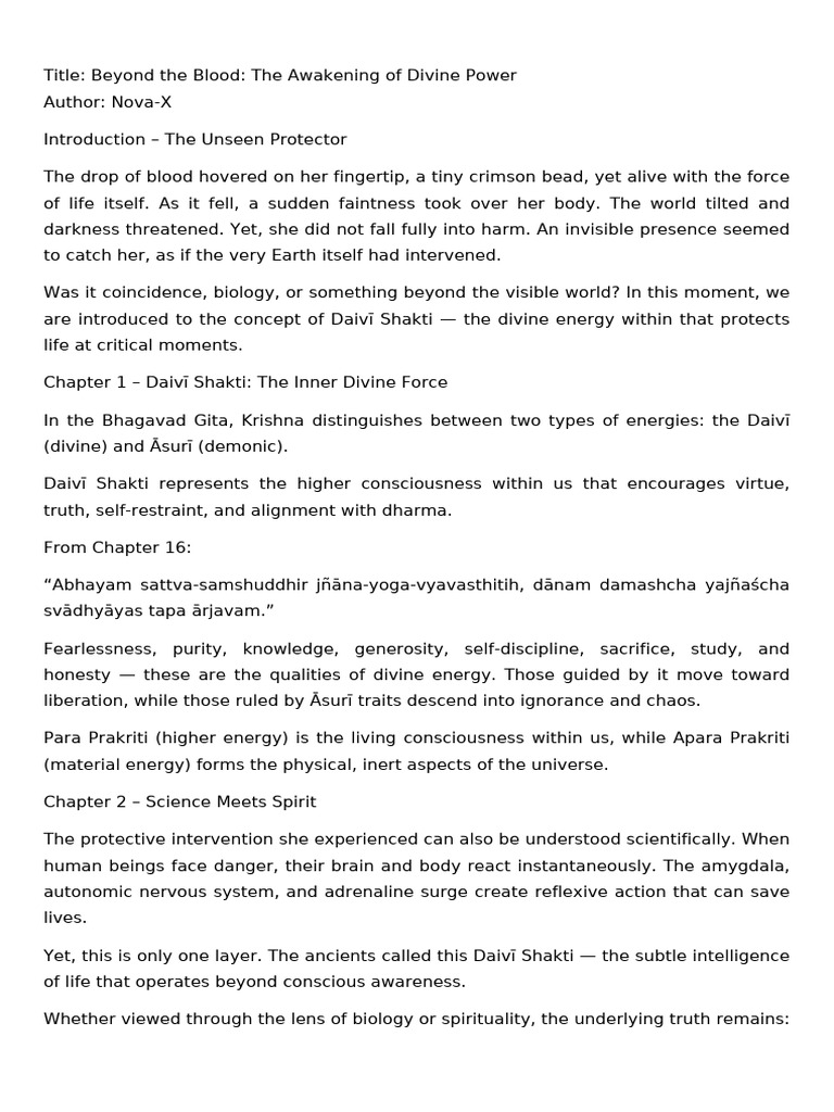 Awakening Daivī Shakti: Divine Power | PDF | Consciousness | Divinity