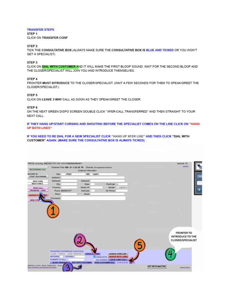 Transfer Steps | PDF
