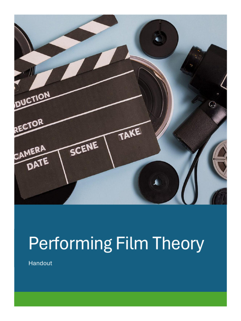 Understanding Motion in Film Theory | PDF | Camera Lens | Phonograph