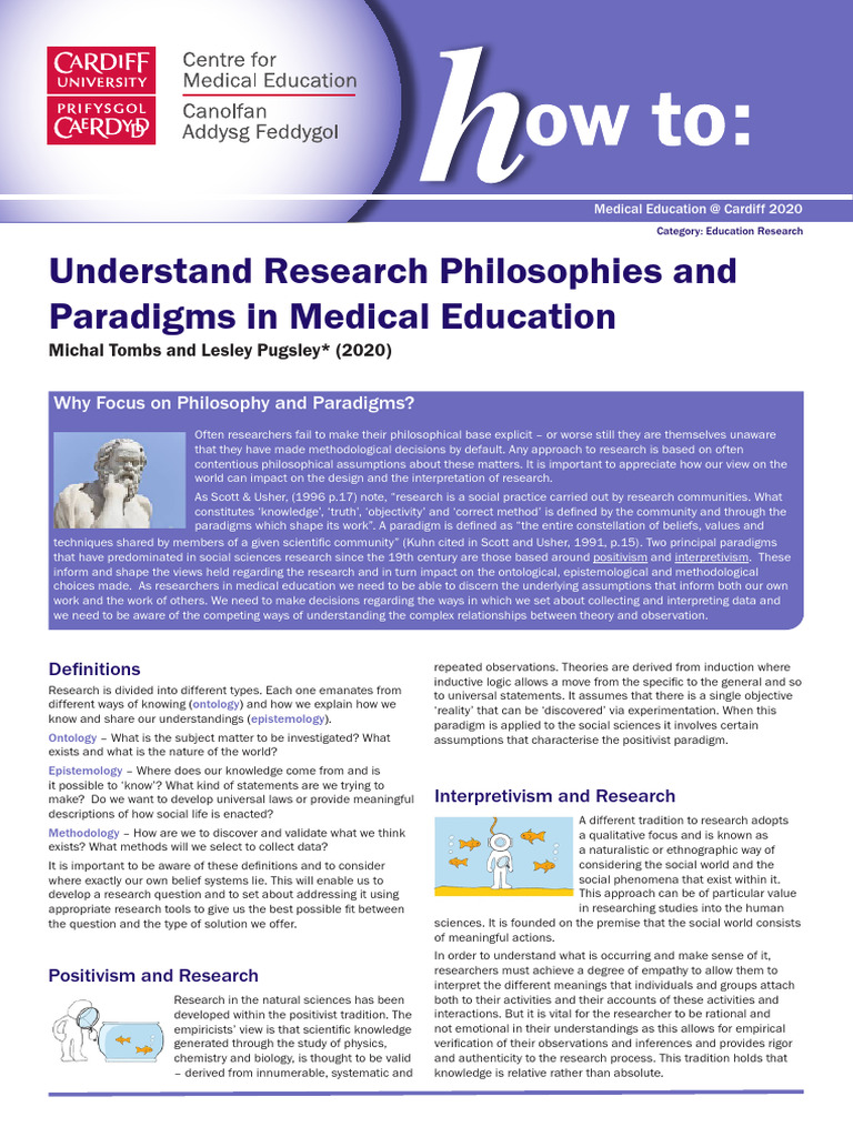 How To Understand Research Philosophies | PDF | Methodology | Positivism