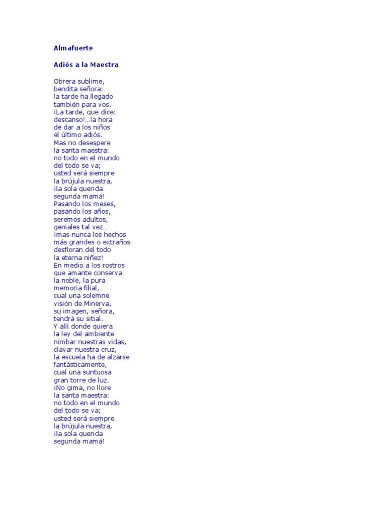 Poemas de Almafuerte y su legado | PDF | Amor | Naturaleza