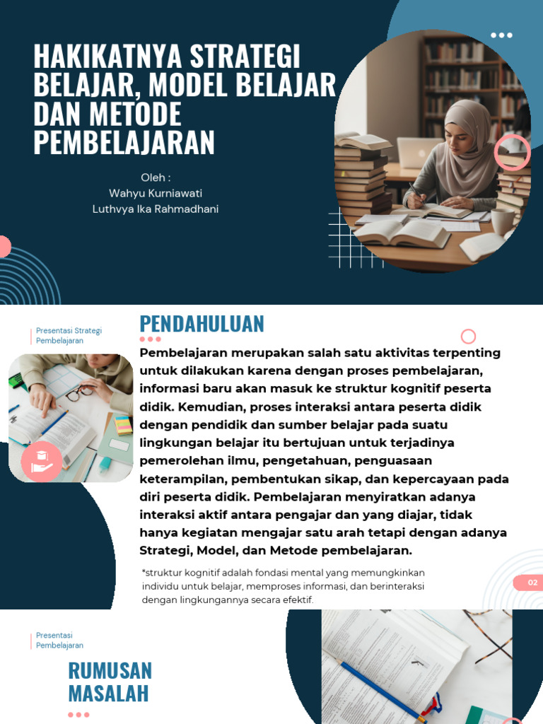 Strategi, Model, dan Metode Pembelajaran | PDF