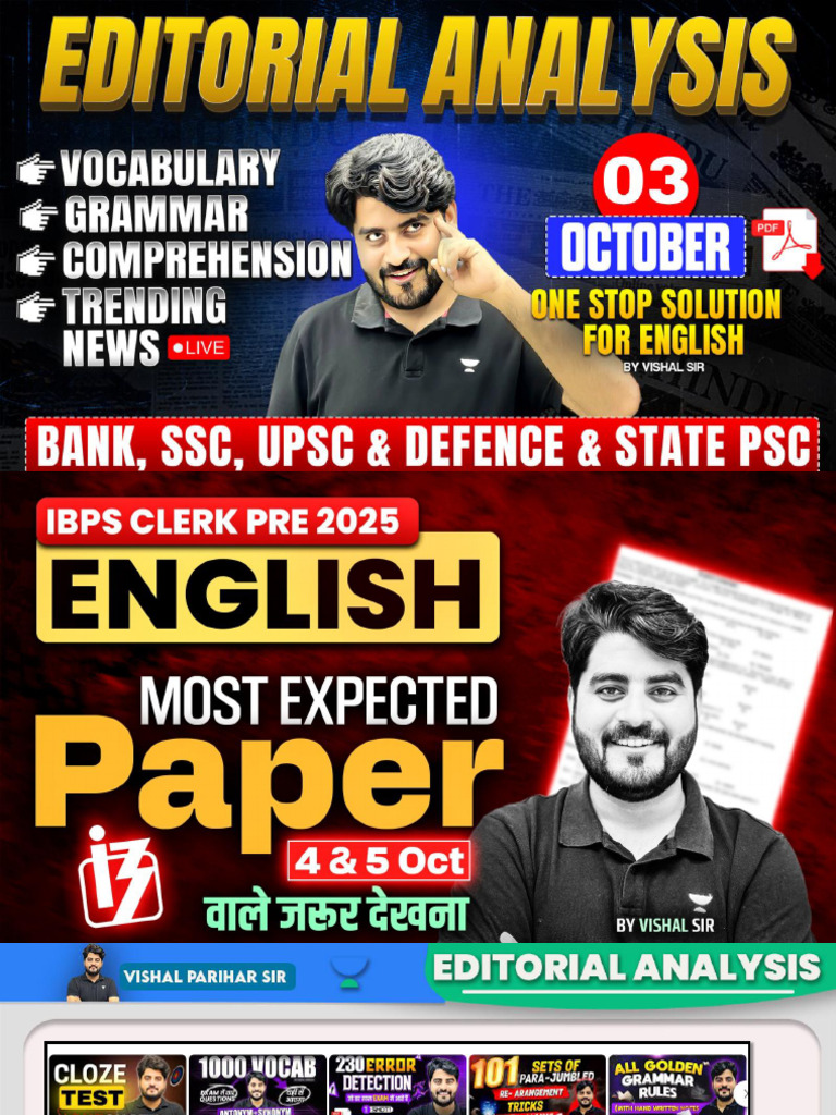 03 Oct 2025 Editorial Analysis Livemint Vishalparihar | PDF