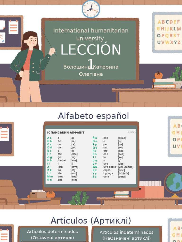 Spanish A1. Lesson 1 | PDF