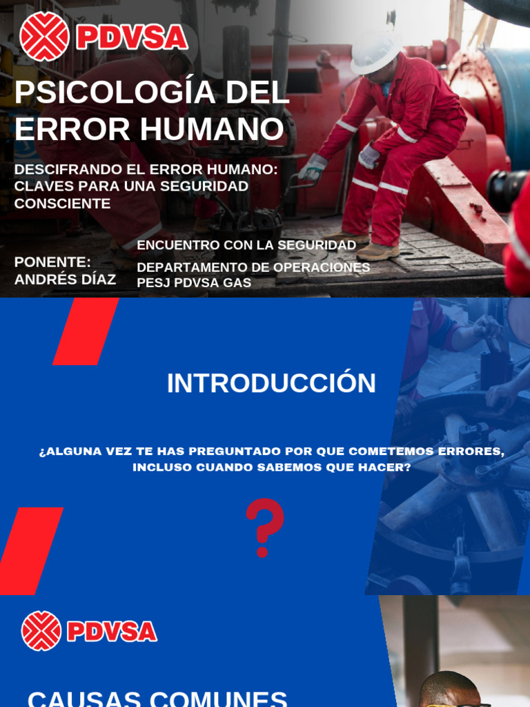 Psicología del Error Humano en Seguridad | PDF | Atención | Mente