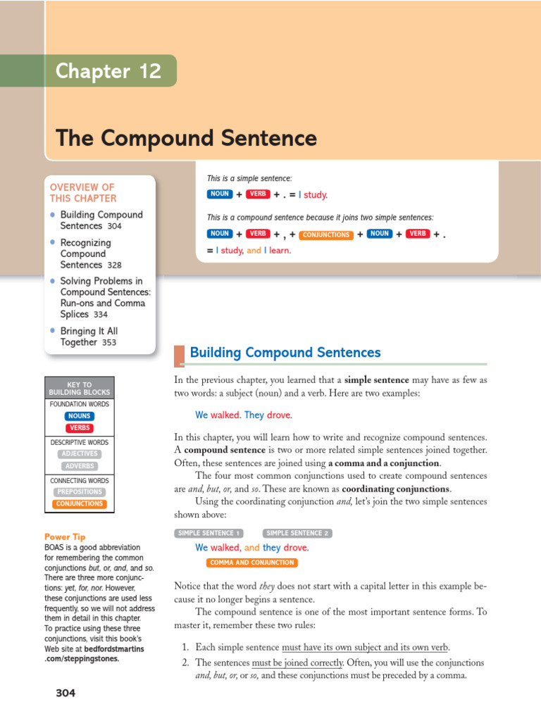 Mastering Compound Sentences | PDF | Linguistics | Grammar