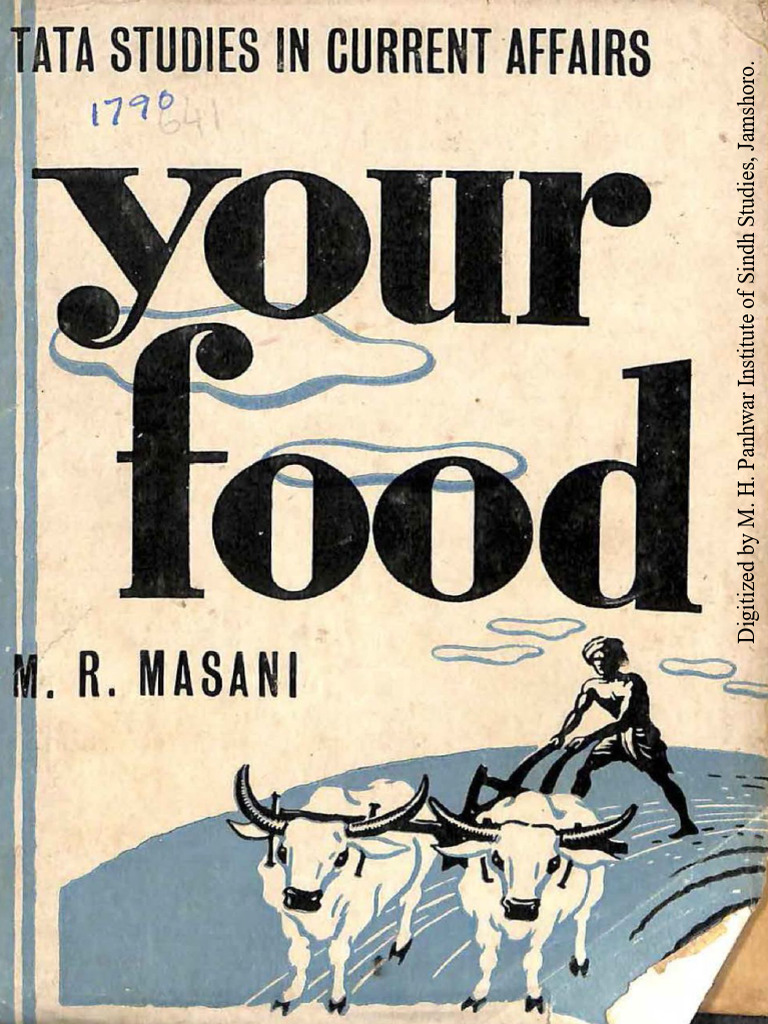 Your Food Minoo R Masani 1944 Cs | PDF | Vegetables | Vitamin D
