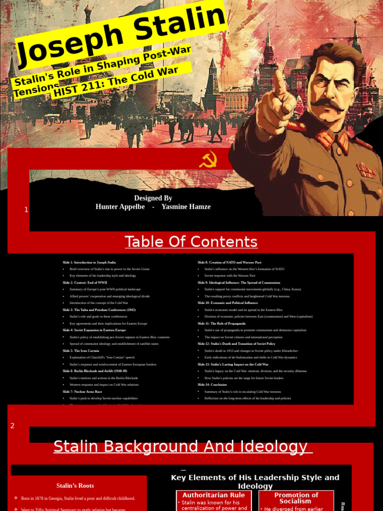 Stalin Presentation - Final Cut | PDF | Cold War | Joseph Stalin