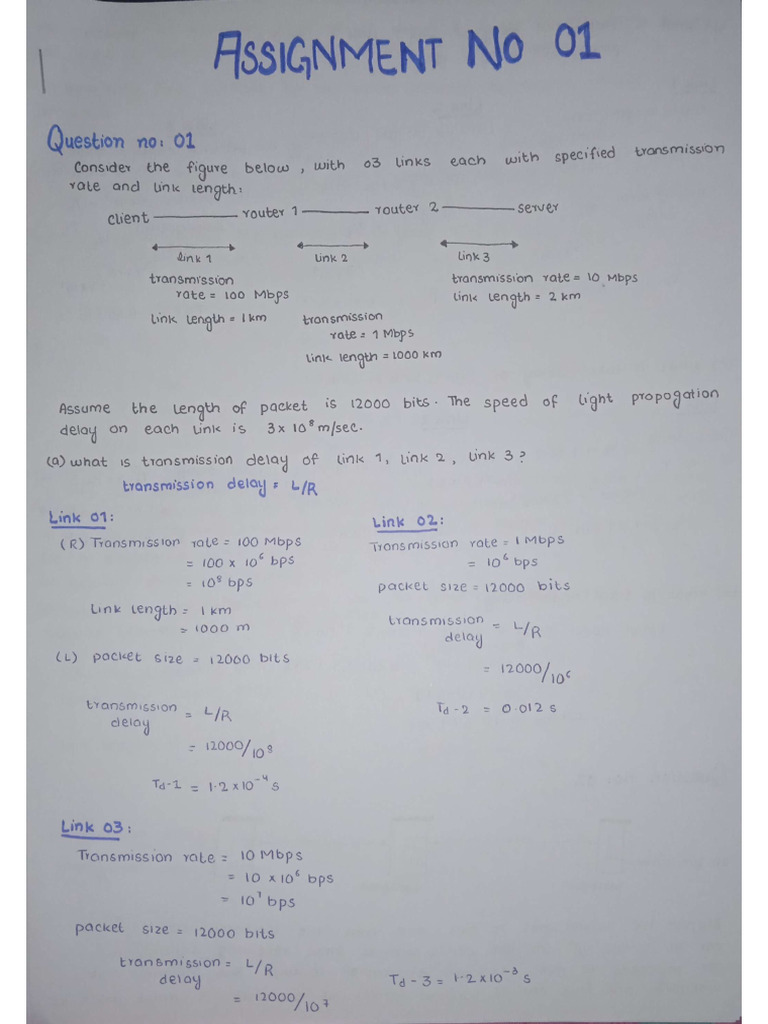 CN - Assignment 1 | PDF