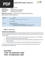 CXC Visual Arts Journal Structure | PDF