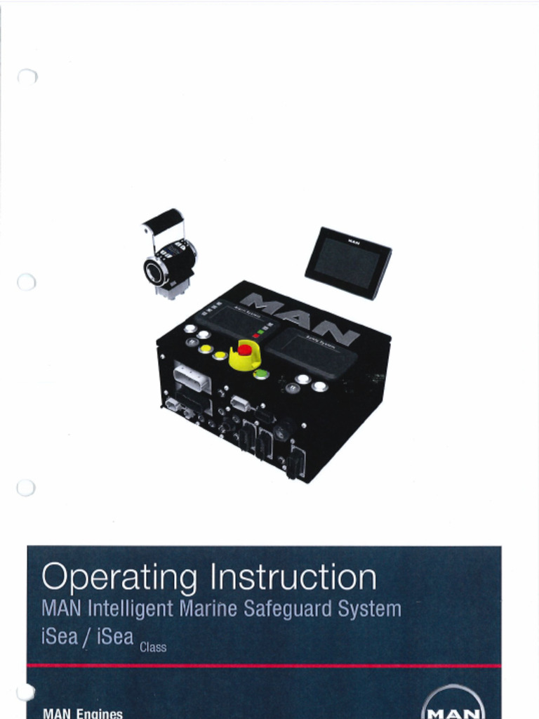 Operating Instructions MAN Intelligent Marine Safeguard System | PDF