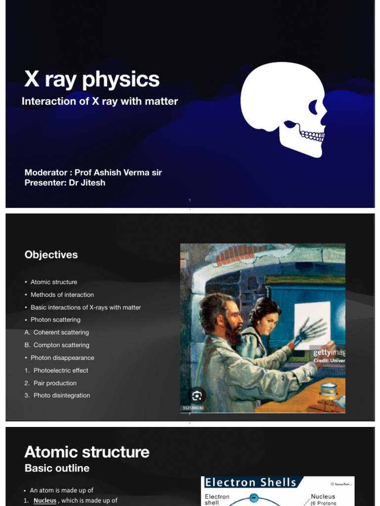 X-Ray Interaction with Matter Explained | PDF | Electron | X Ray