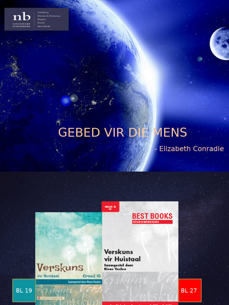 Gebed Vir Die Mens (3) GRAAD 10 GEDIGTE | PDF