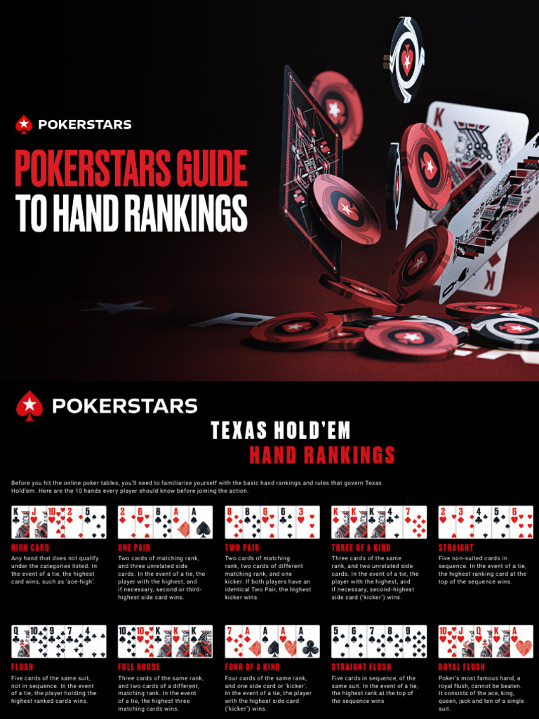 PokerStars Hand Rankings en | PDF | Texas Hold 'Em | Card Games