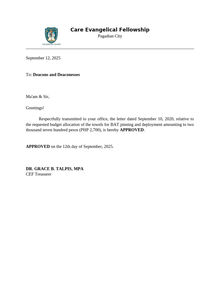 Cef Response Letter | PDF