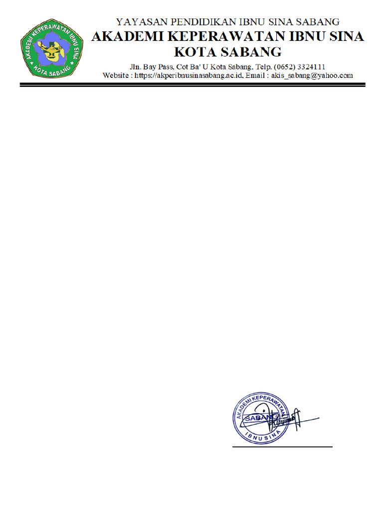 Surat Keterangan Lulus Ujian Teori Akper 2023 | PDF