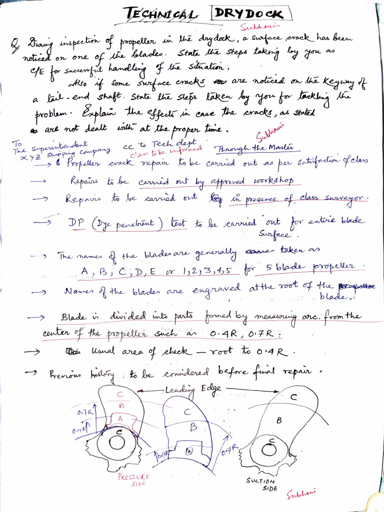 Propeller Repair in Dry Dock | PDF | Shipbuilding