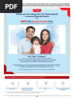 HDFC Life Smart Protect Plan Brochure | PDF | Insurance | Present Value