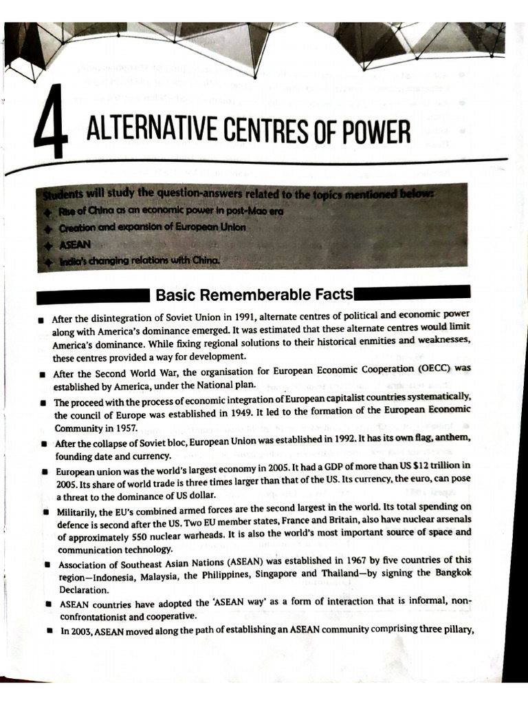 Xii Ch-4 Alternative Centres of Power | PDF