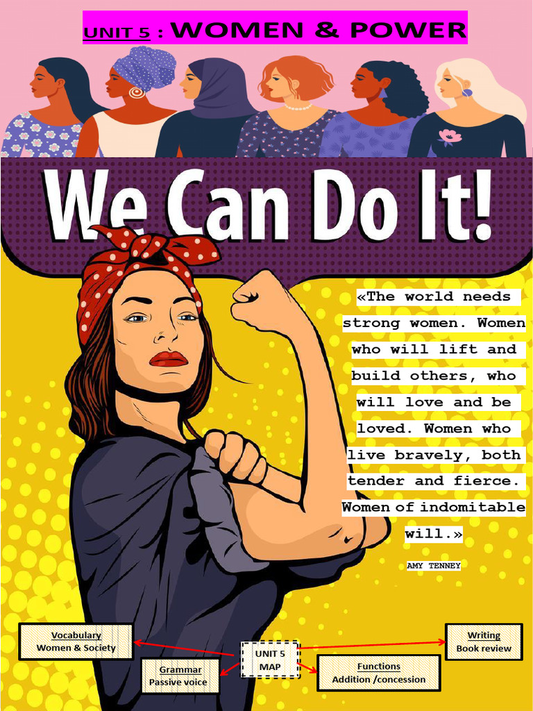 2bac-Unit 5 - Women & Power (Teacher - Ayyoube) | PDF | Verb | Woman