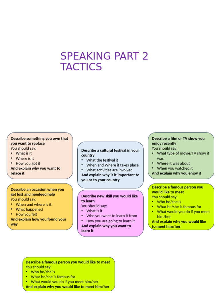 IELTS Speaking & Writing Task Strategies | PDF | Pie Chart