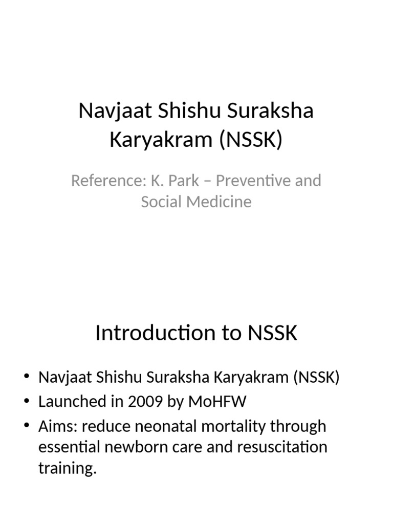 NSSK Programme Final 27slides | PDF | Infants | Childbirth