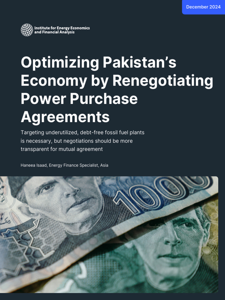 Renegotiating Pakistan's Power Agreements | PDF | Debt | Photovoltaics
