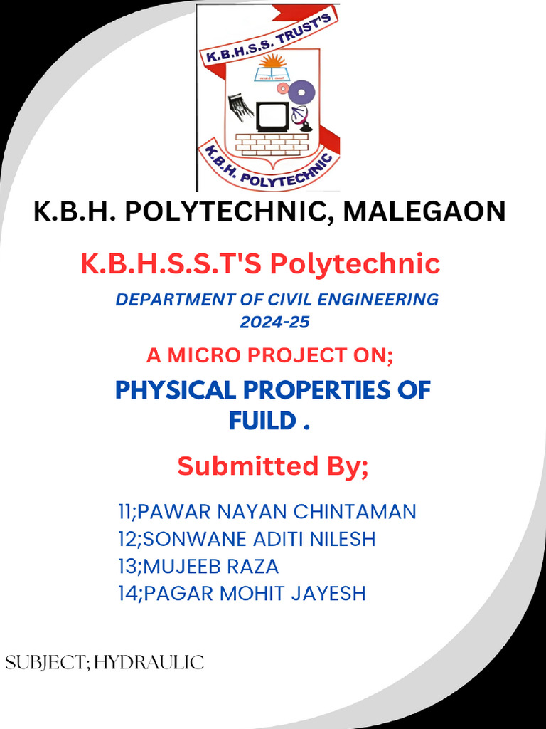 Hydraulics1st Fluid - 20250404 - 003850 - 0000 | PDF | Density | Viscosity