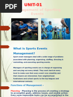 Class 12 Sports Event Management Notes | PDF | Tournament | Stairs