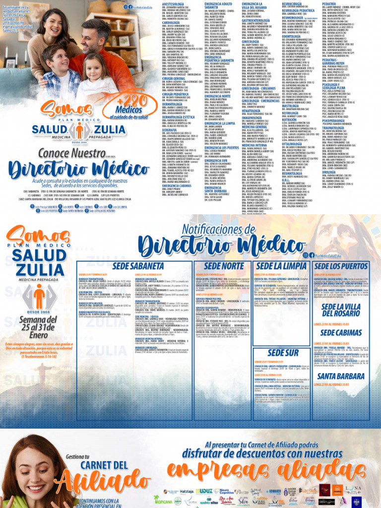 Planes Familiares Salud Zulia 2025 Directorio Medico 24 Enero 25 ...