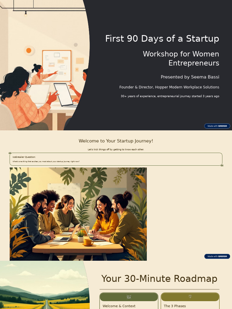 Startup Success: First 90 Days Guide | PDF | Startup Company | Small ...