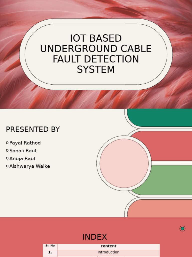IoT Underground Cable Fault Detection System | PDF | Internet Of Things ...