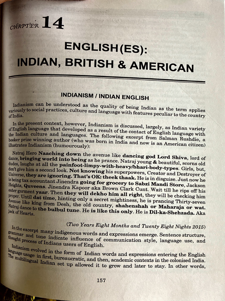 Indian British and American English | PDF