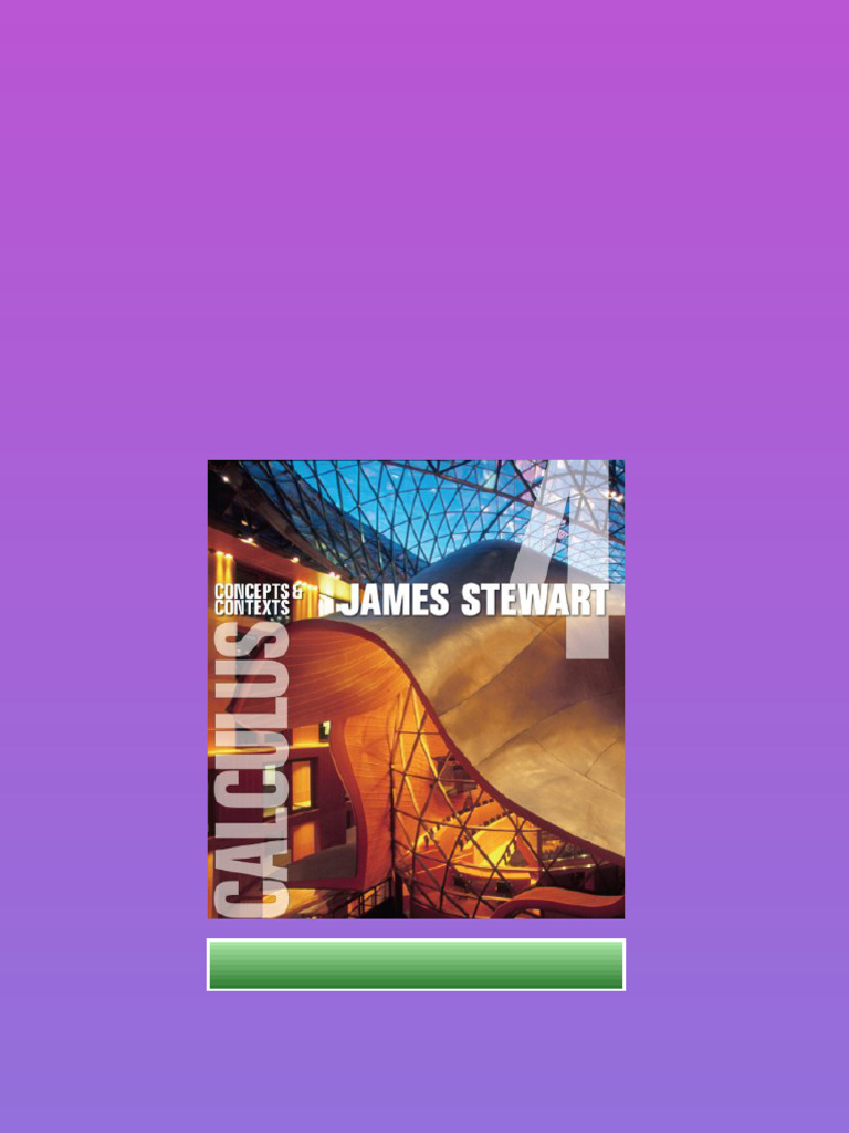 Calculus Concepts and Contexts Stewarts Calculus Series 4th Edition ...