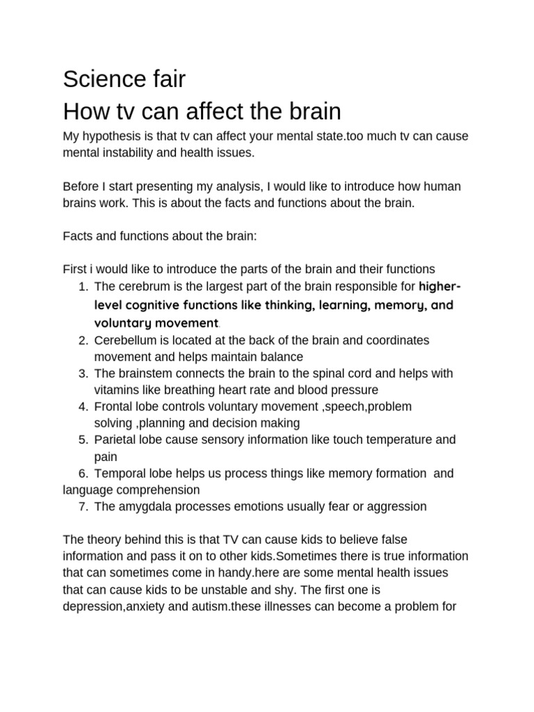 Sciece Fair Draft | PDF